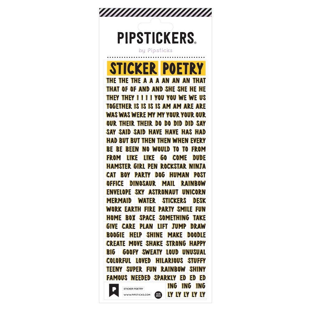 Sticker Poetry Stickers – Mood Janesville
