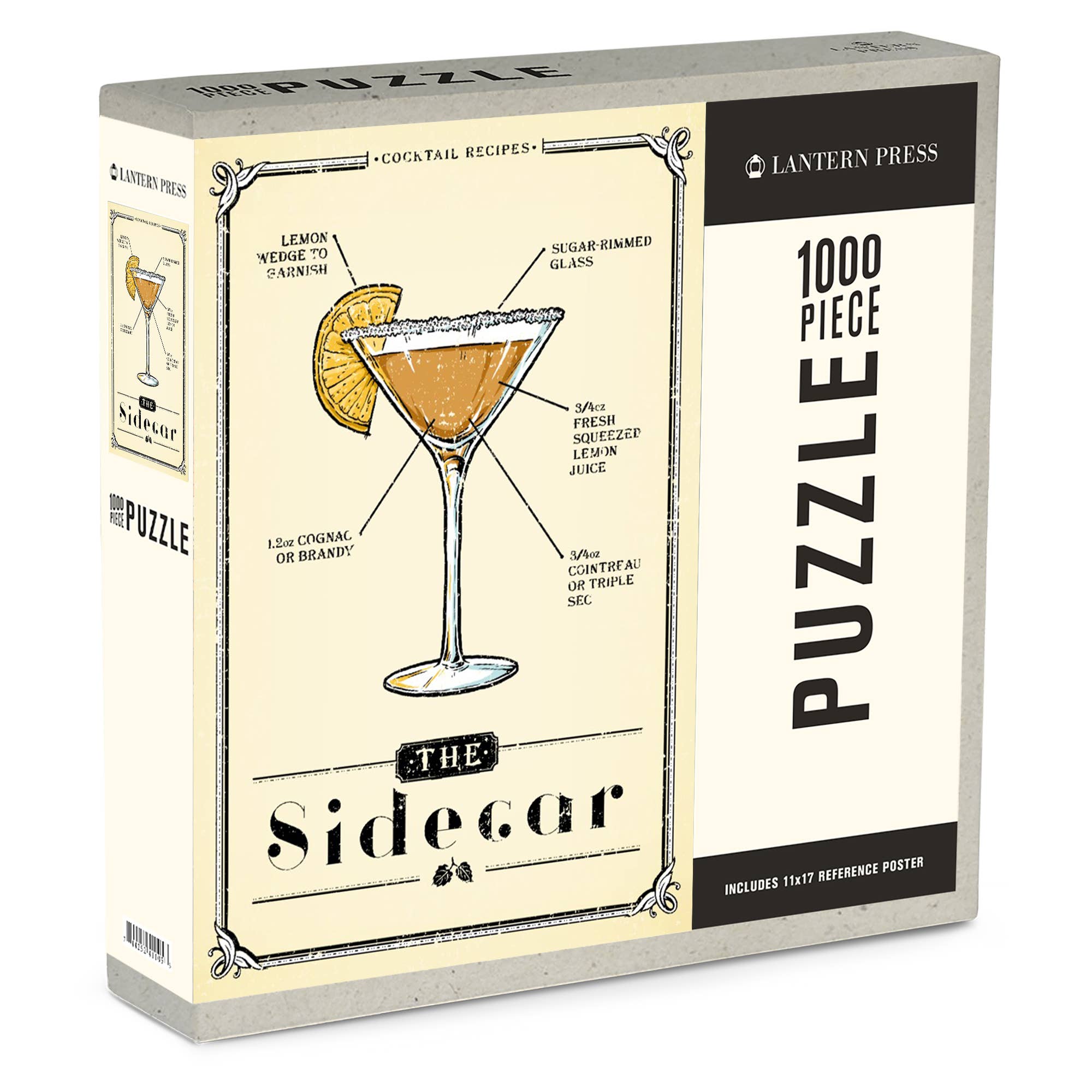 Sidecar Recipe Puzzle, 1000 Pieces – Mood Janesville